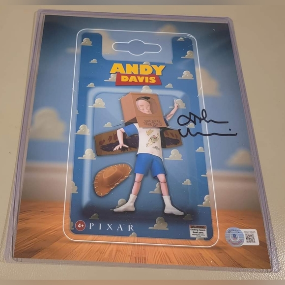 Art | John Morris Signed Andy Toy Story 8x1 Photo | Poshmark